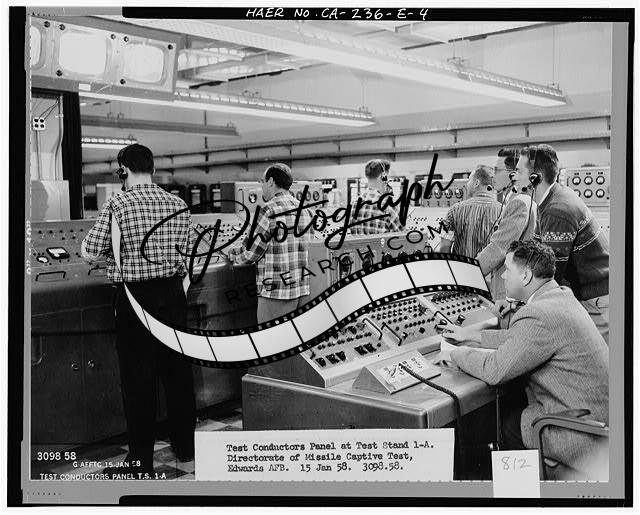 Edwards Air Force Base,Air Force Rocket Propulsion Laboratory,Control ...